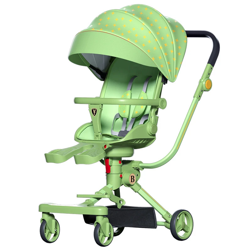 Baby stroller with baby comfort four wheels stroller eggshell Folding ...