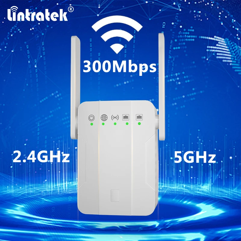 Wireless-WiFi-Repeater-300Mbps-Booster-Extender-Long-Range-2-4GHz-And ...