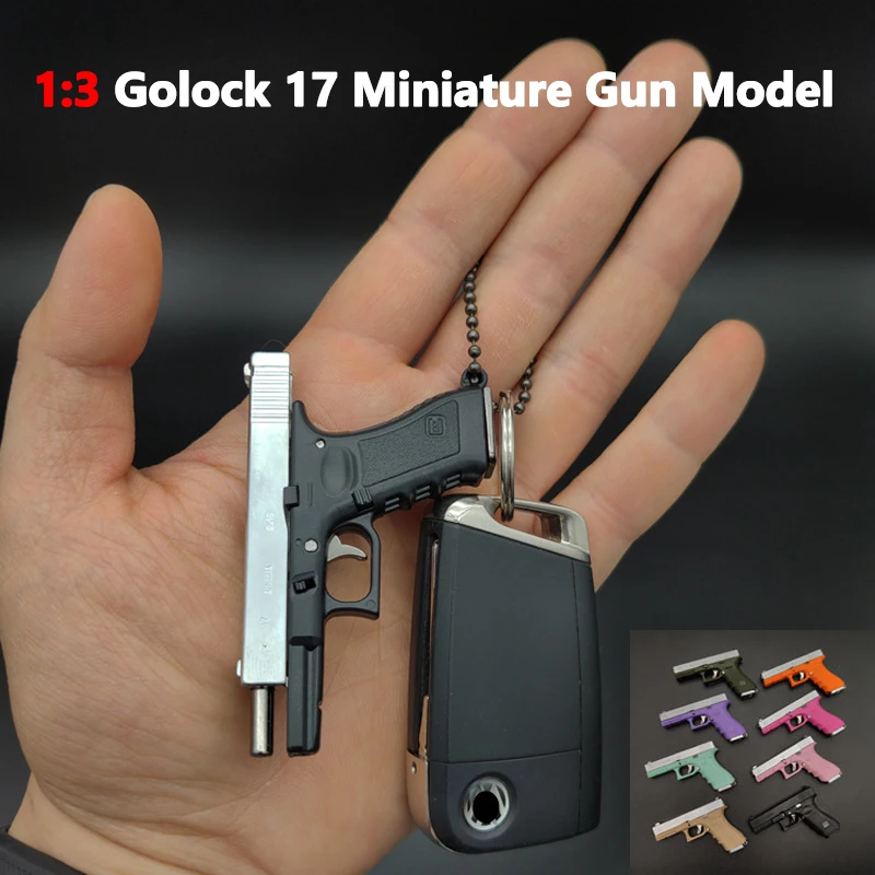 LLavero-de-juguete-Fidget-Glock-17-de-varios-colores-Mini-pistola-de ...