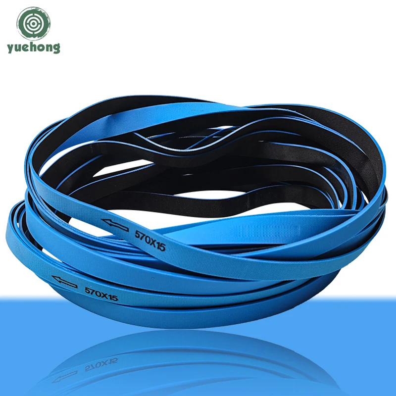 5PC-Industrial-Elastic-Belt-Rotary-Production-Line-Drum-Belt-Green ...