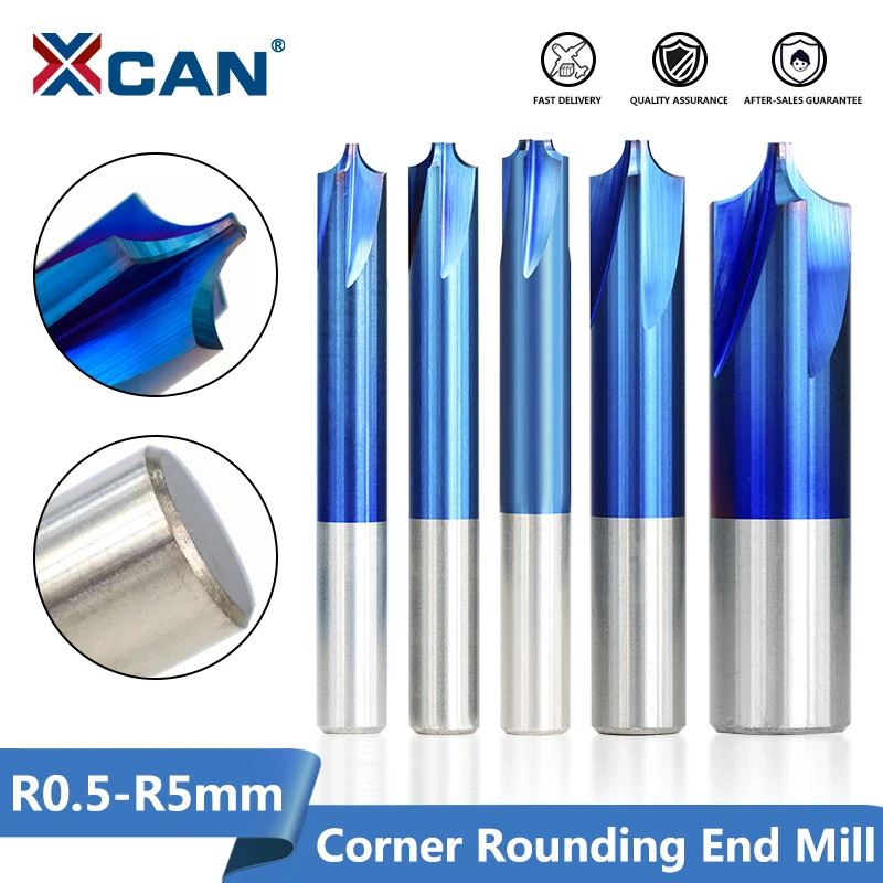 Carbide End Milling Cutter | Corner Rounding End Mill | Corner Radius End Mill - Carbide ...