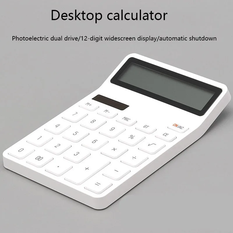 Simple-Business-Desktop-Calculator-Battery-Light-Energy-Saving-Power ...