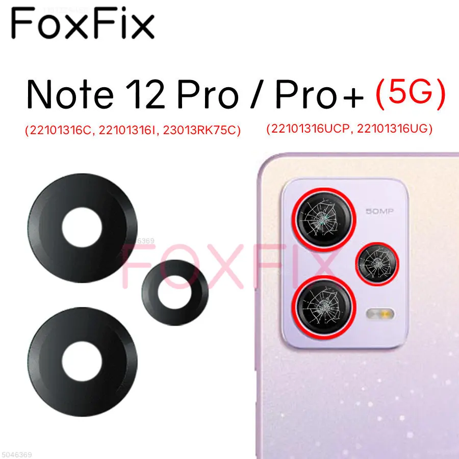 Rear Back Camera Glass Lens For Xiaomi Redmi Note 12 Pro+ Plus 5G ...