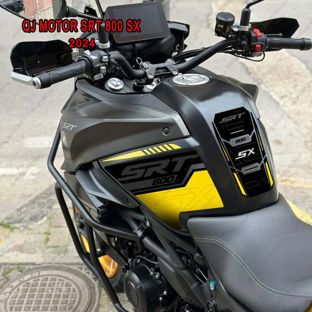 For SRT 800 SX 2024 Yellow Motorcycle Side fuel tank pad Protection ...