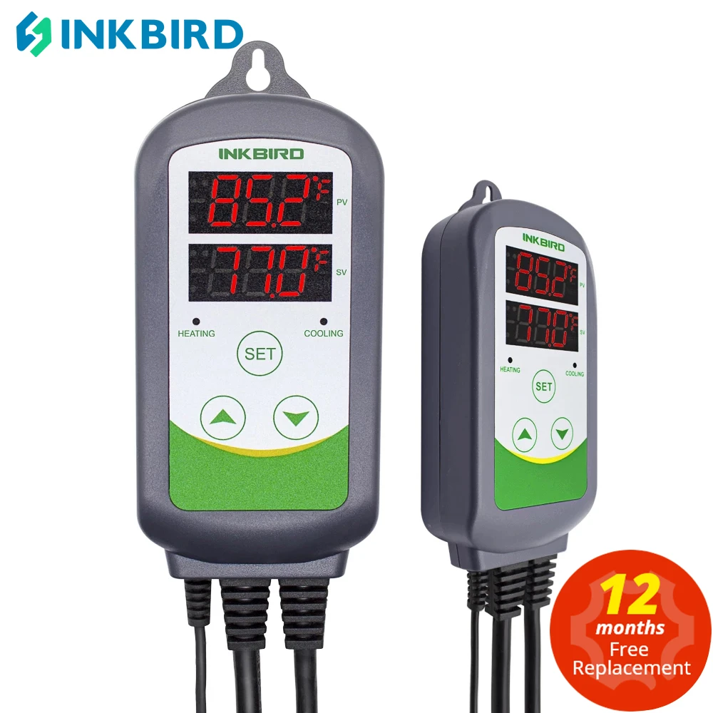INKBIRD ITC-308 Digital Temperature Controller Outlet Thermostat Heat ...