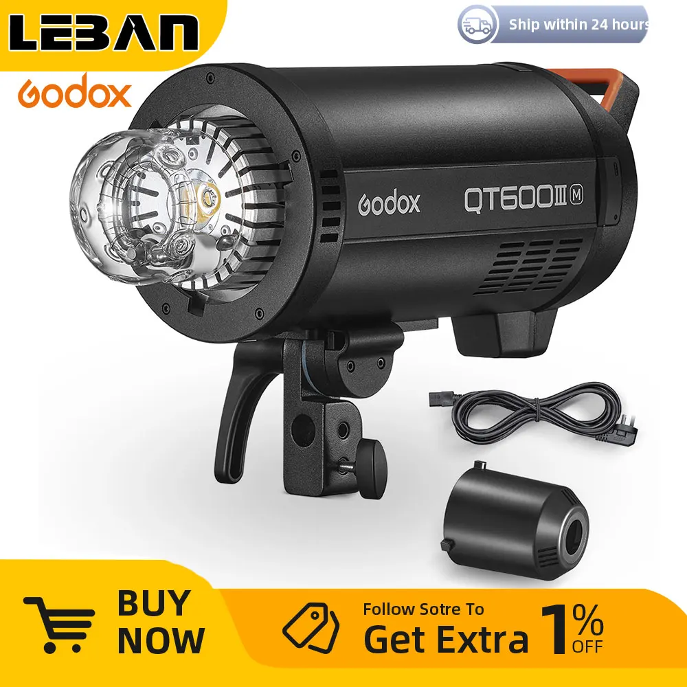 Godox-QT600III-600W-1-8000s-High-Speed-Sync-Studio-Flash-Strobe-Light ...