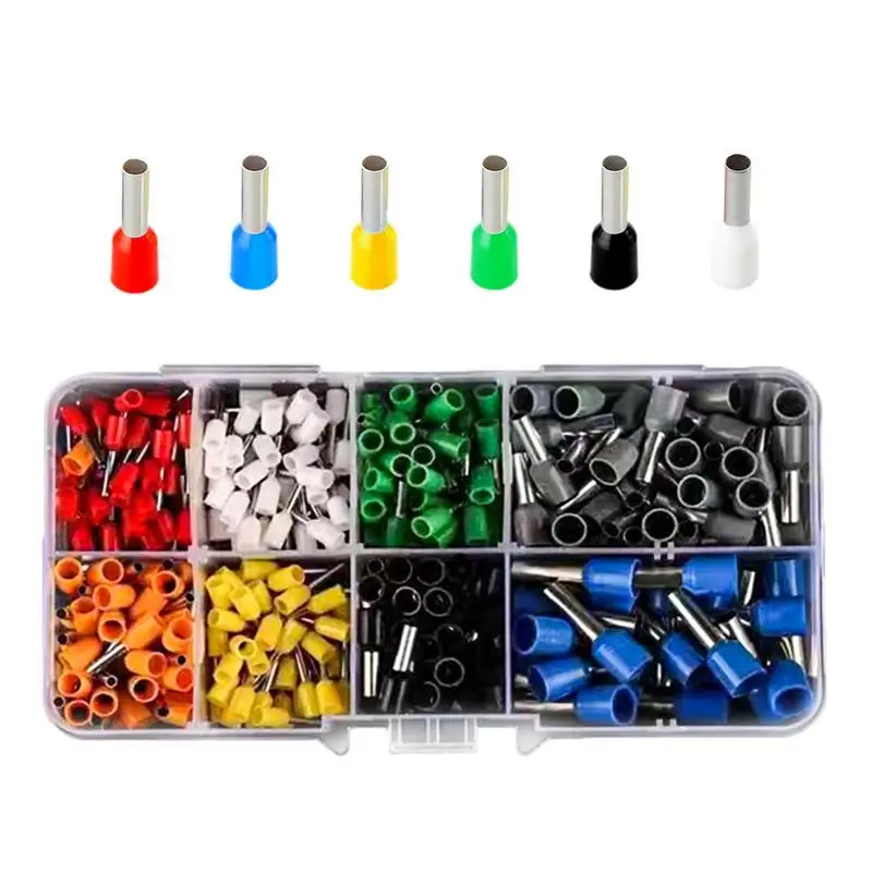 300PCS-Boxed-VE-Tubular-Crimp-Terminal-Electrical-Wire-Insulated ...