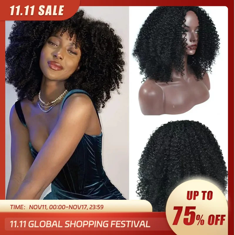 Perucas-encaracoladas-e-pretas-para-mulheres-negras-peruca-afro-curta ...