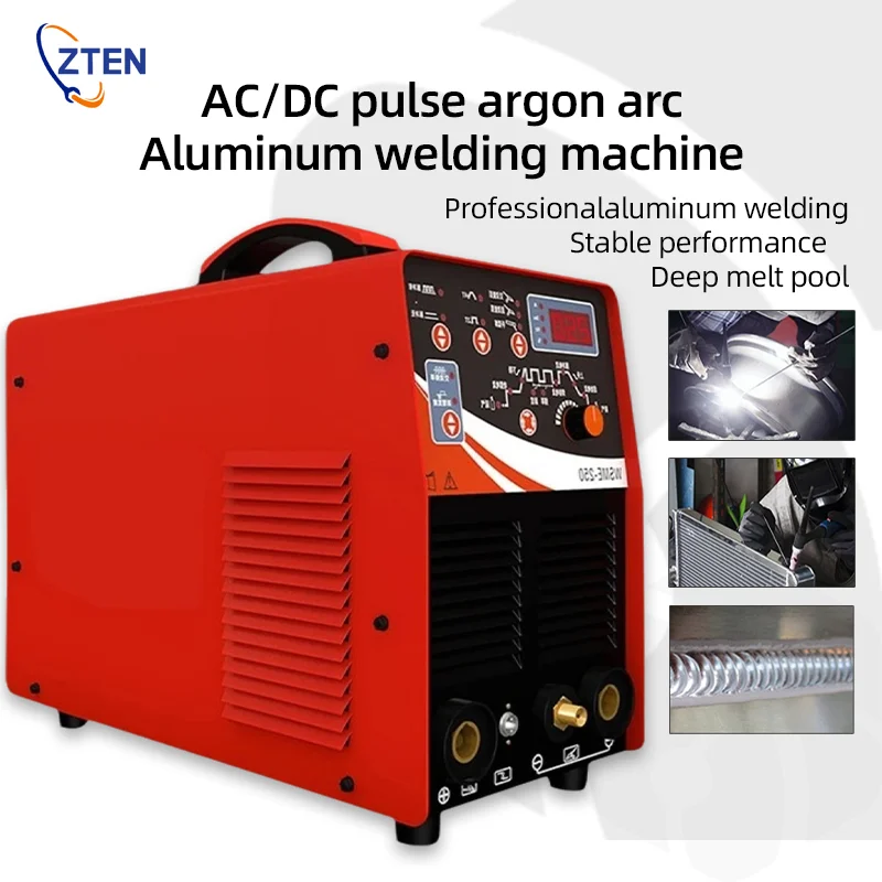 WSME250 Aluminum Welding Machine Dual Voltage Intelligent Pulse Square ...