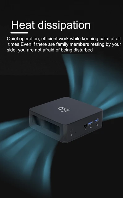 GenMachine New Mini PC AMD Ryzen 3750H CPU Windows 11 DDR4