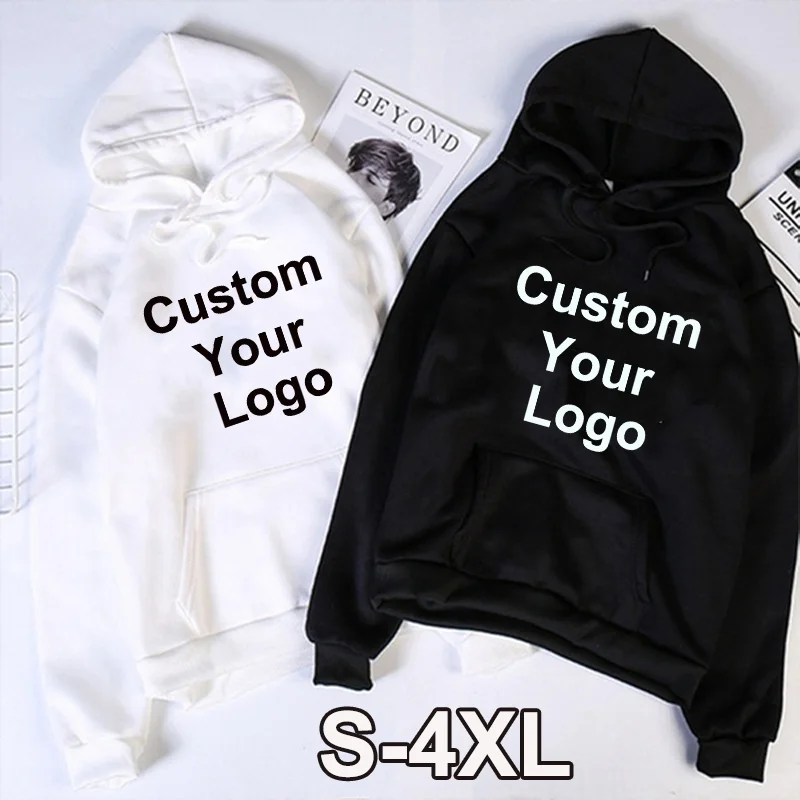 Custom-Your-Logo-Hoodie-for-Men-and-Women-Couples-Fleece-Hoodie-Hip-Hop ...
