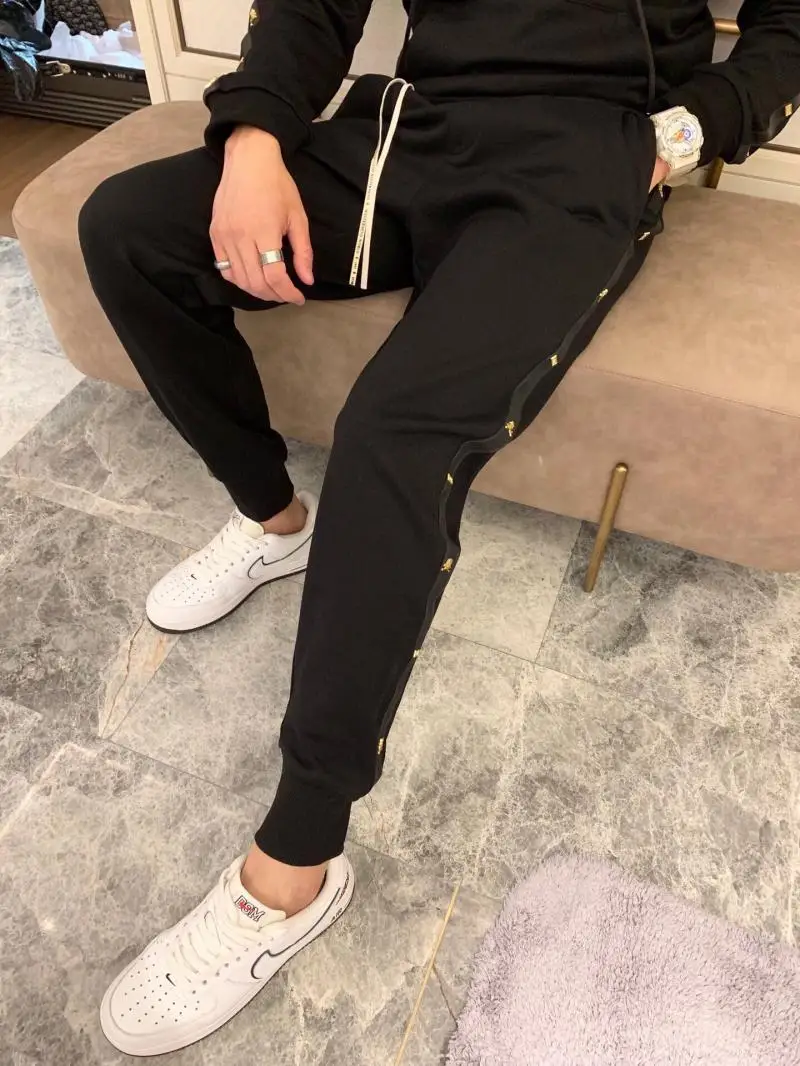 2022 MASTERMIND MMJ 스컬 헤드 리딩 리본 남성용, 작은 발 캐주얼 바지, 두꺼운 스포츠 바지, KZ887 ...