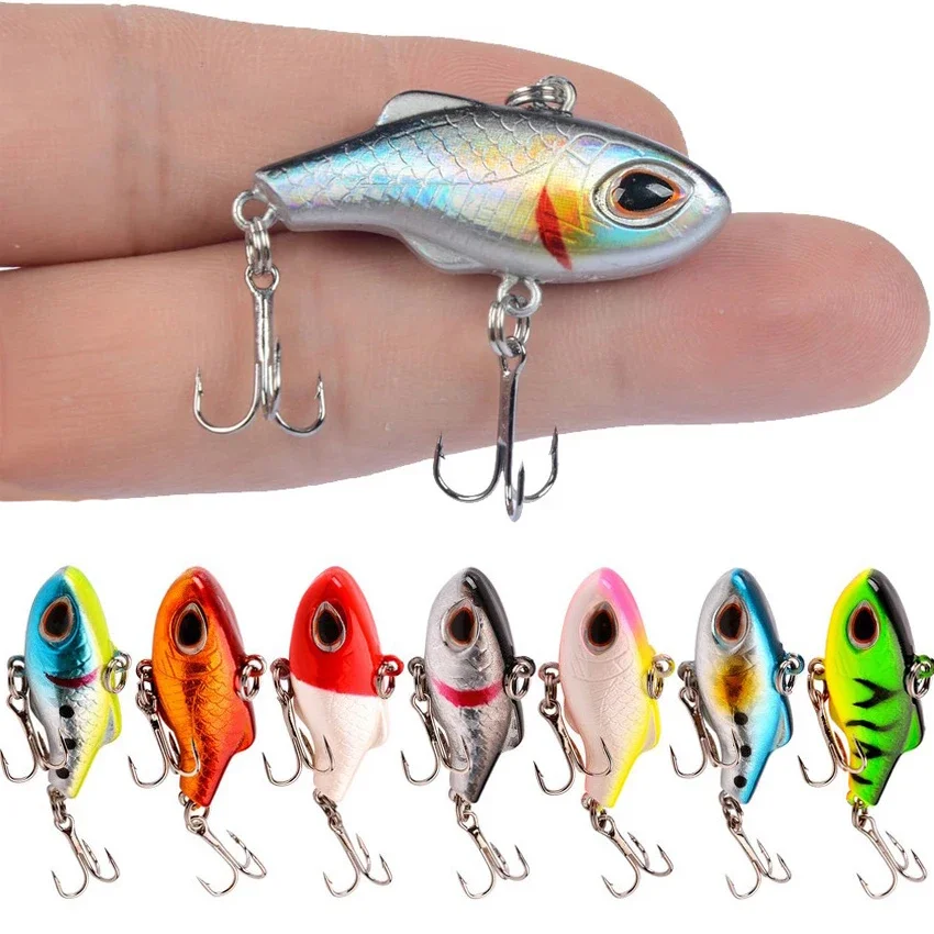 6/7/10pcs Winter Crankbait Wobbler Sinking Fishing Crankbaits Vib Lure ...