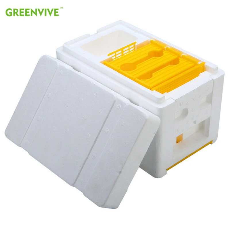 Queen Bee Breeding Box Beehive Harvest Bee Box Foam Beehive Pollination ...