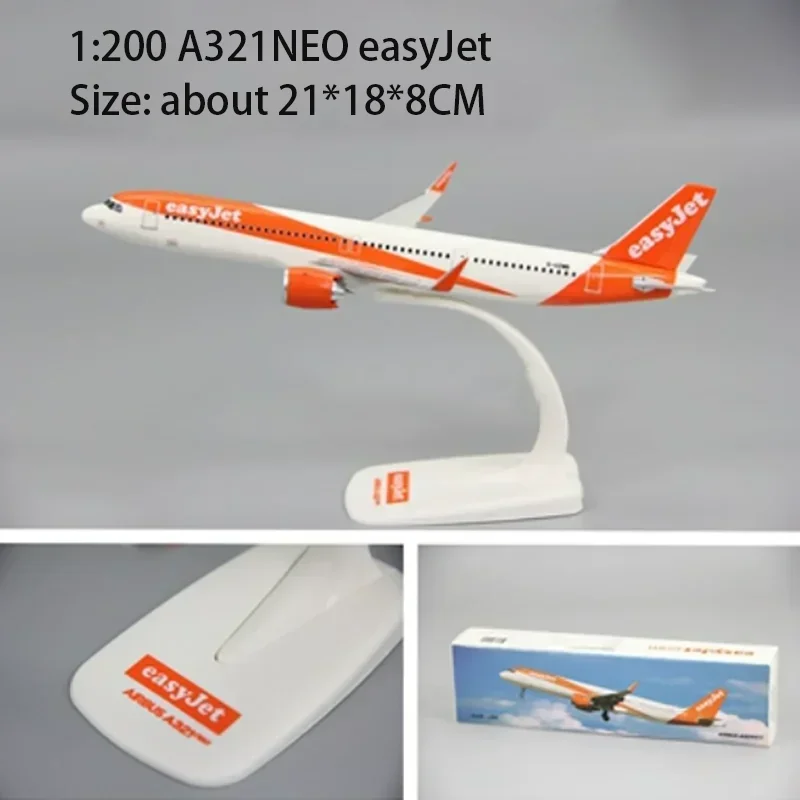1-200-Scale-A321NEO-A320NEO-easyJet-easy-jet-ABS-Plastic-Airplane-Model ...