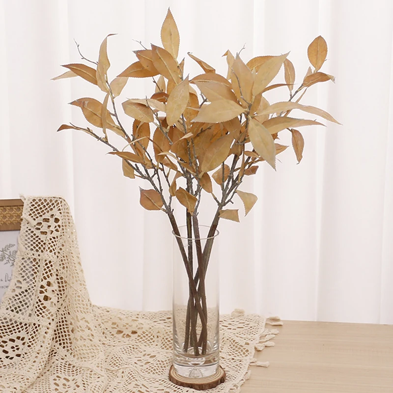 63cm Longo Artificial Único Ramo Eucalipto Casamento DIY Decoração ...