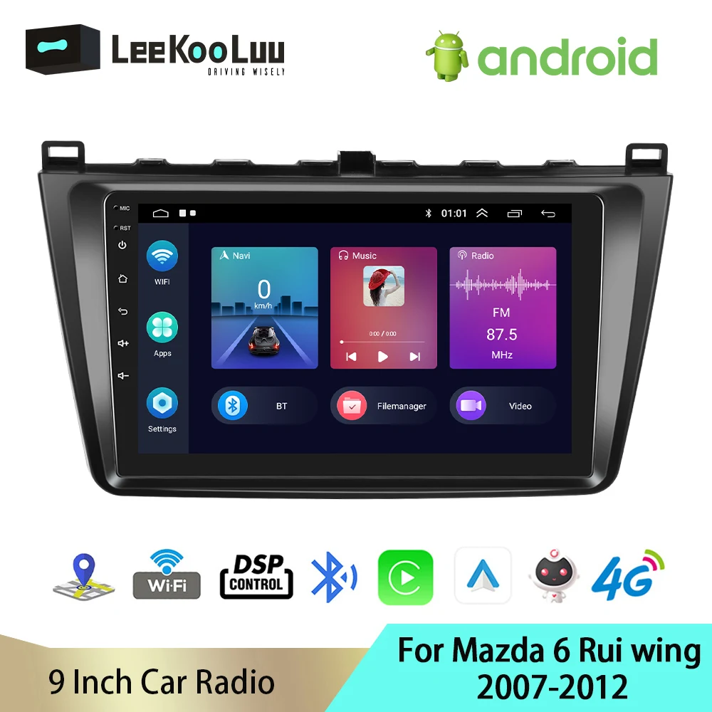 Leekooluu Car Radio Stereo 2din Android Multimedia Player Gps ...
