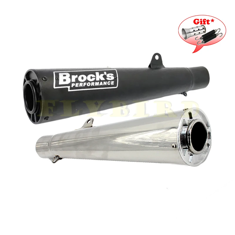 51mm Universal Motorcycle Exhaust Sticker Muffler DB Killer Pipe ...