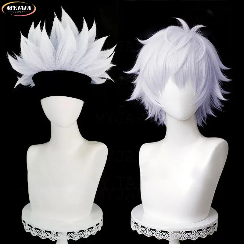High-Quality-Gojo-Satoru-Cosplay-Wig-A-Little-Purple-Silver-White-Wig ...
