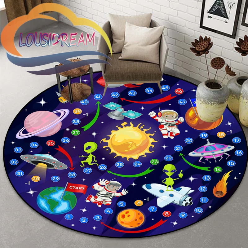 Space-Universe-Vector-Ufo-and-Many-Planets-In-Galaxy-Round-Bedroom ...
