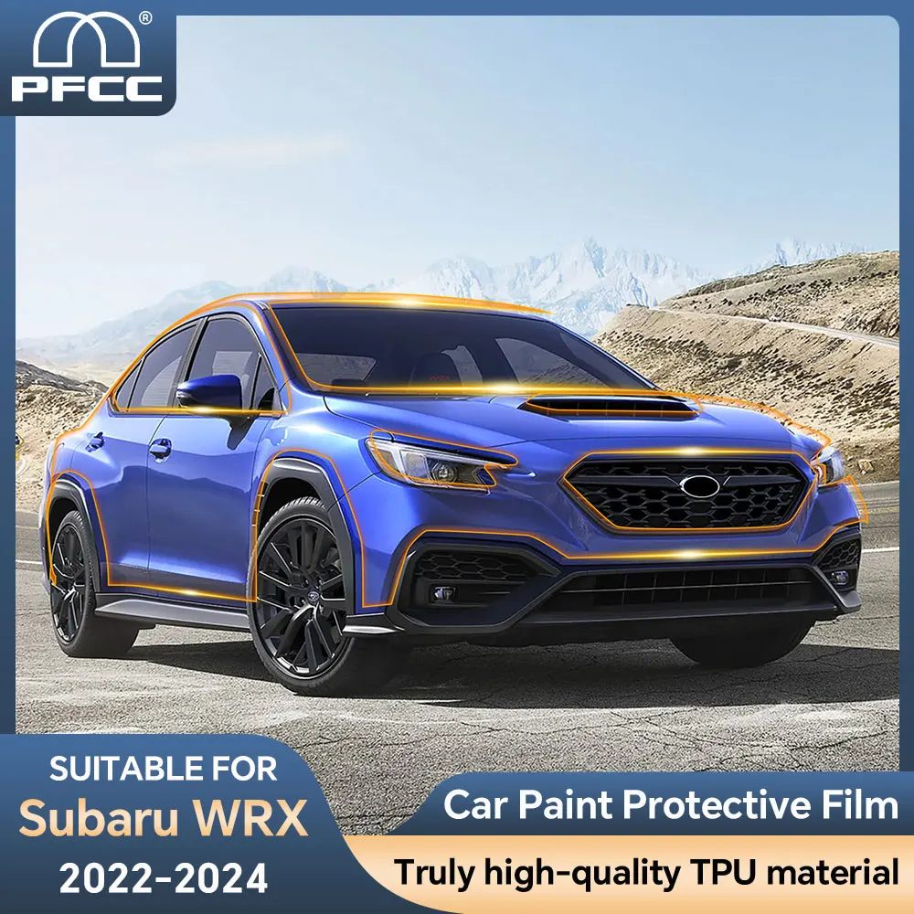 TPU Pre Cut Sticker For Subaru WRX 2022-2024 PPF Transparent Clear Kit ...