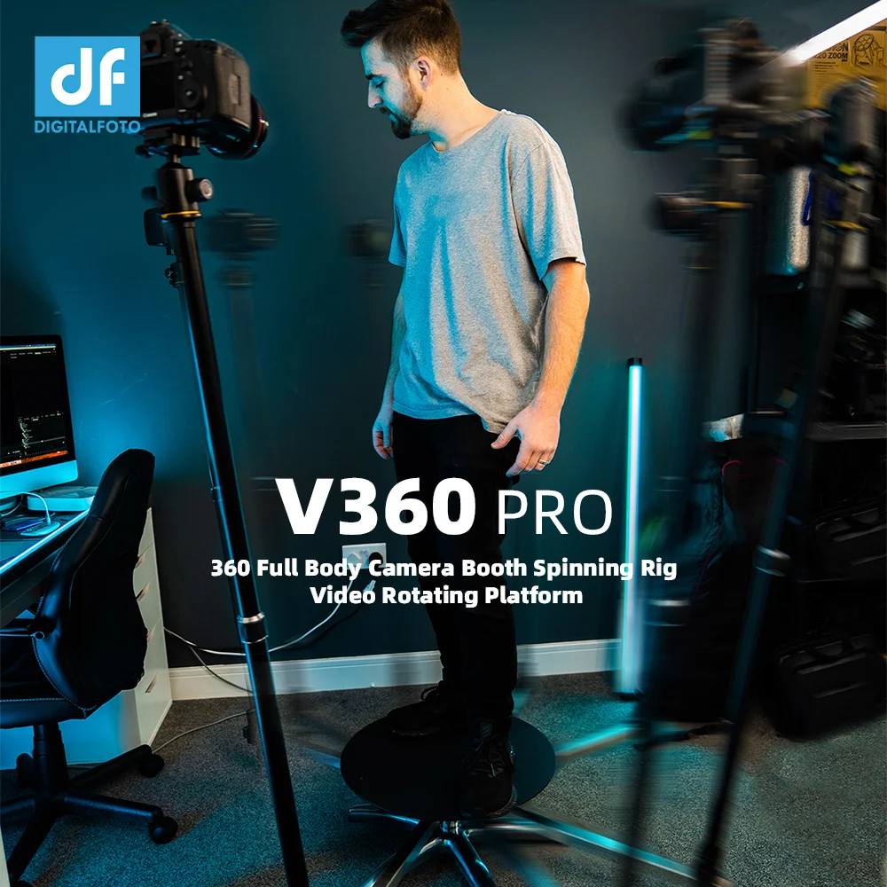 360 Full Body Camera Booth Spinning Rig Video Rotating Platform for ...