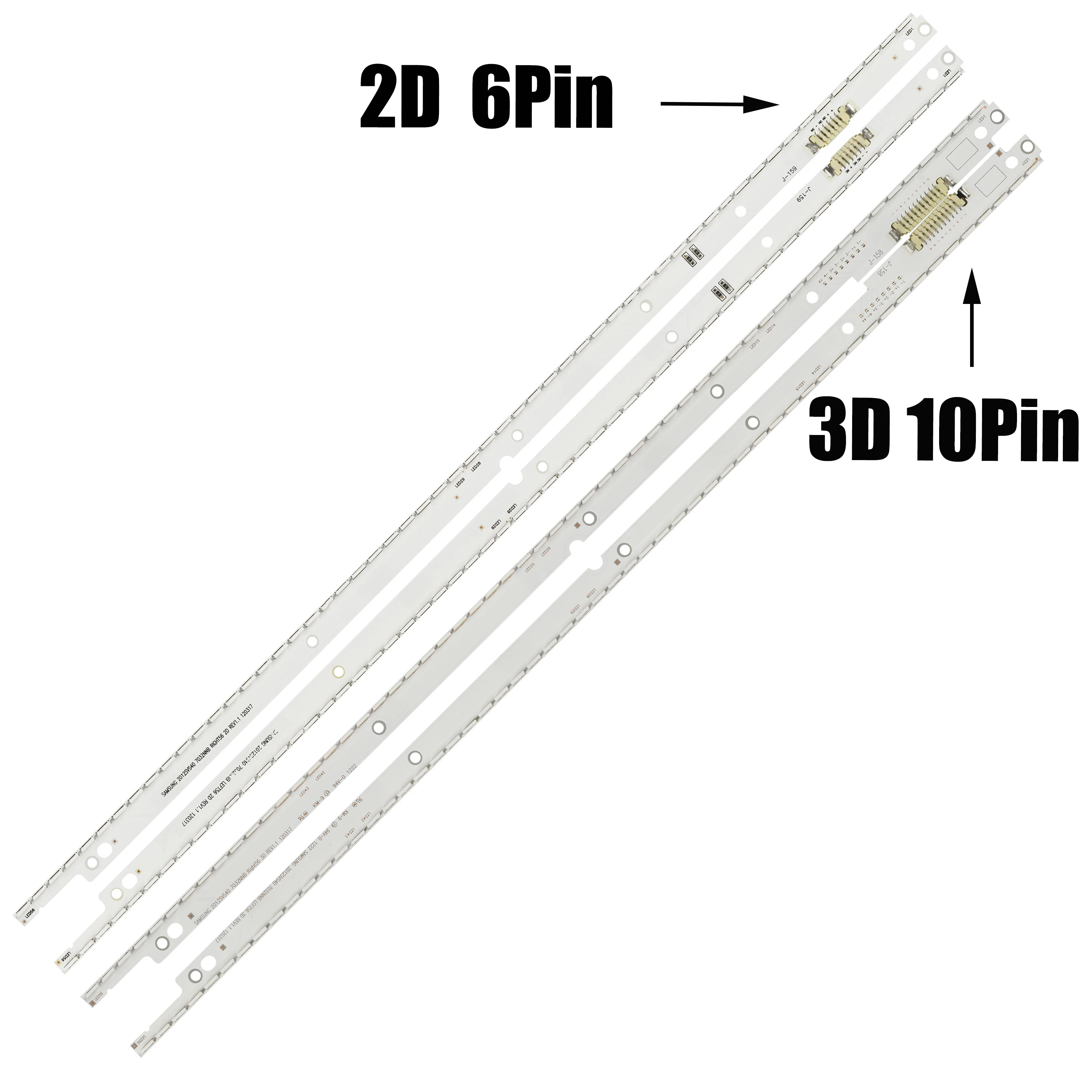 LED-Backlight-56LED-strip-For-Samsung-UA40ES5500R-T400HVN01-0 ...