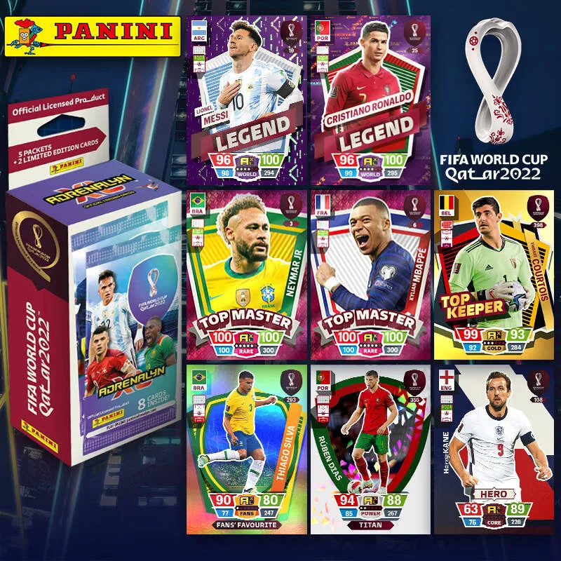 2022 Panini Card Qatar World Cup Official Collection Card Blind Box Bag ...