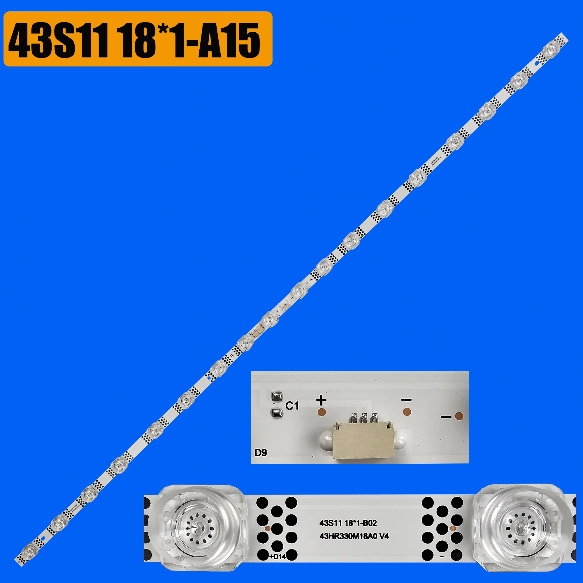 1-5-15-Kits-LED-Backlight-strip-for-43S11-18-1-A15-43HR330M18A0-V4 ...