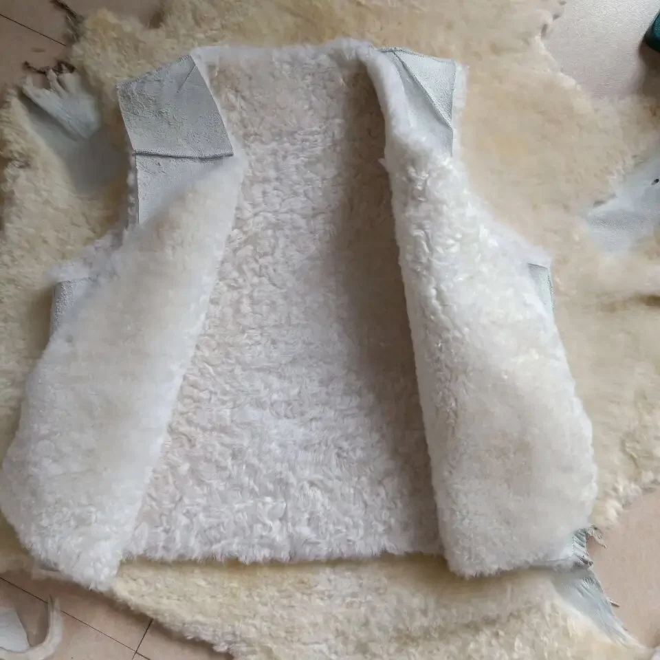 Warm-and-Comfortable-Wool-Vest-Genuine-Sheepskin-Men-s-and-Women-s-Same ...