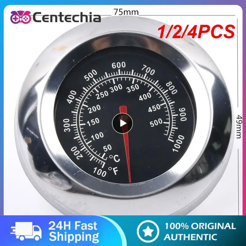 1-2-4PCS-Barbecue-Thermometer-Stainless-Steel-Oven-Cooker-Thermometer ...