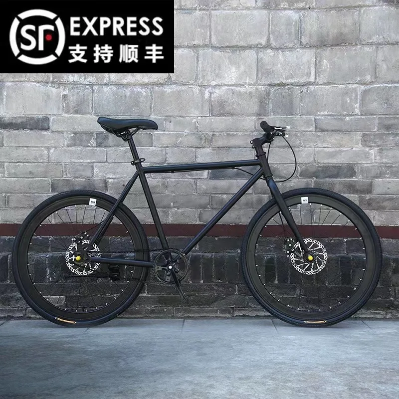 Dead-Fly-Bicycle-Solid-Tyre-Dual-Disc-Brake-Road-Racing-Sports-Car ...