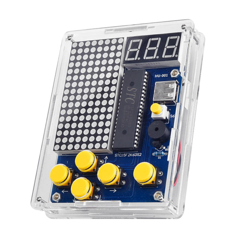 DIY-Pixel-Game-Maker-Kit-Electronics-DIY-Soldering-Project-Practice ...