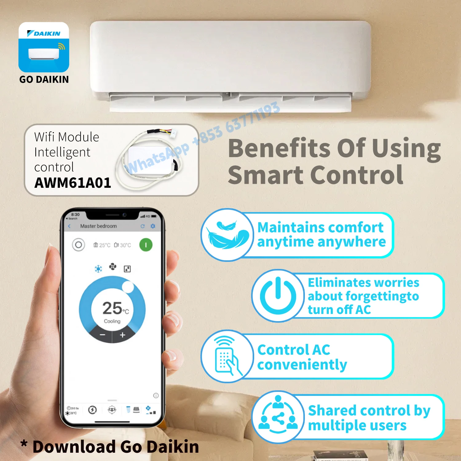 AWM61A01 for Daikin York Network Adaptor air conditioner Wifi Module ...