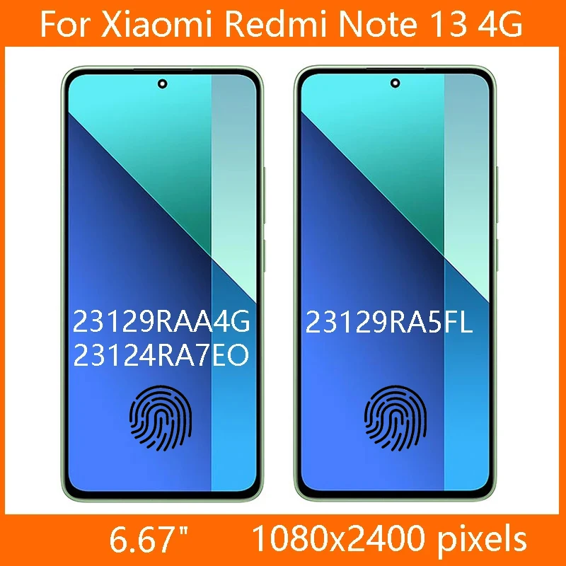 Pantalla-AMOLED-para-Xiaomi-Redmi-Note-13-4G-LCD-23129RAA4G-23124RA7EO ...