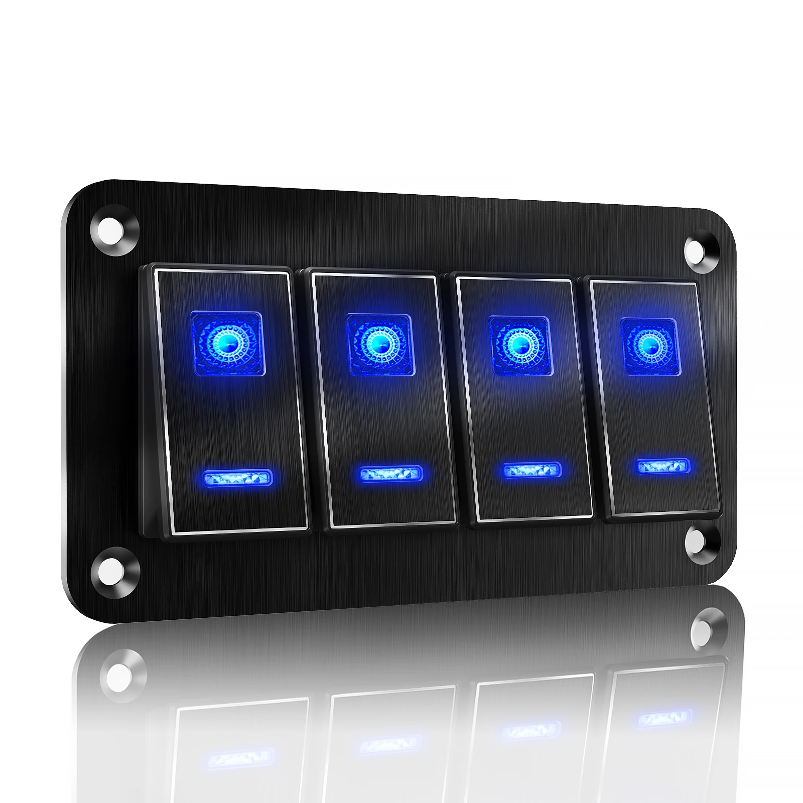Metal-Durable-Boat-Switch-Panel-2-8-Gang-Led-Rocker-Switch-Panel ...