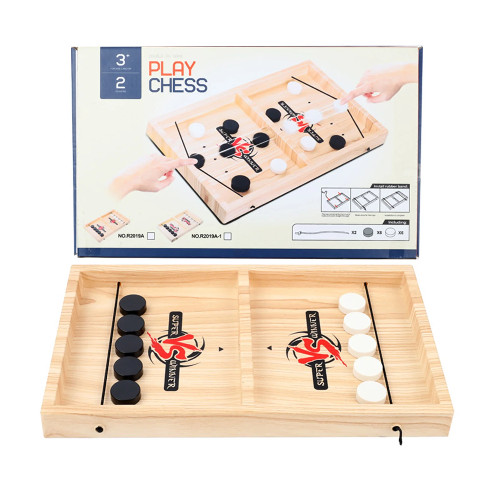 Wooden-Desktop-Catapult-Chess-Parent-child-Interaction-Fun-Chessboard ...