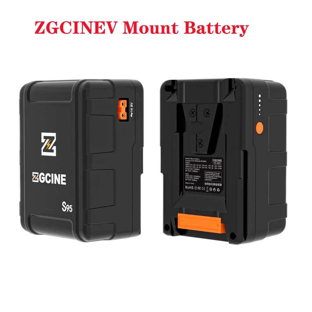 ZGCINE ZG-S95 V Mount Battery 6600mAh Power Bank Li-ion Batteries For ...