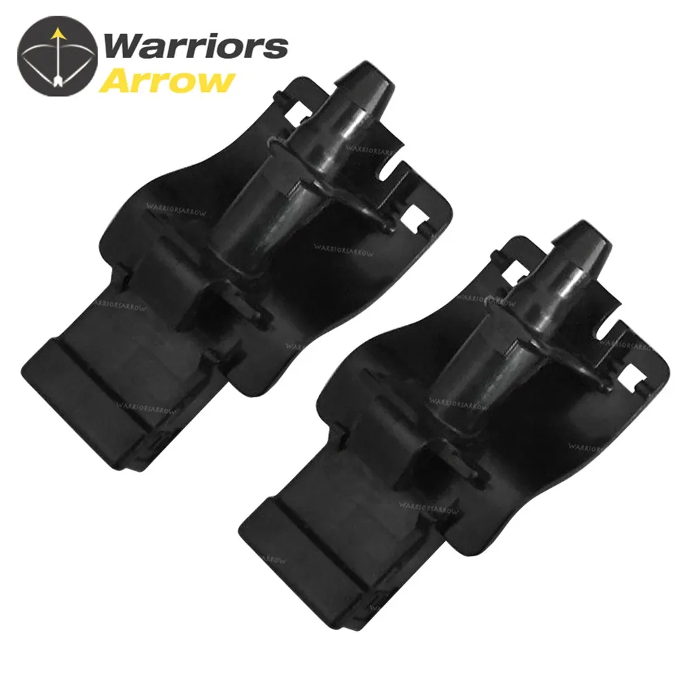 2Pcs Windshield Wiper Water Washer Spray Nozzle Jet Black Plastic85381 ...