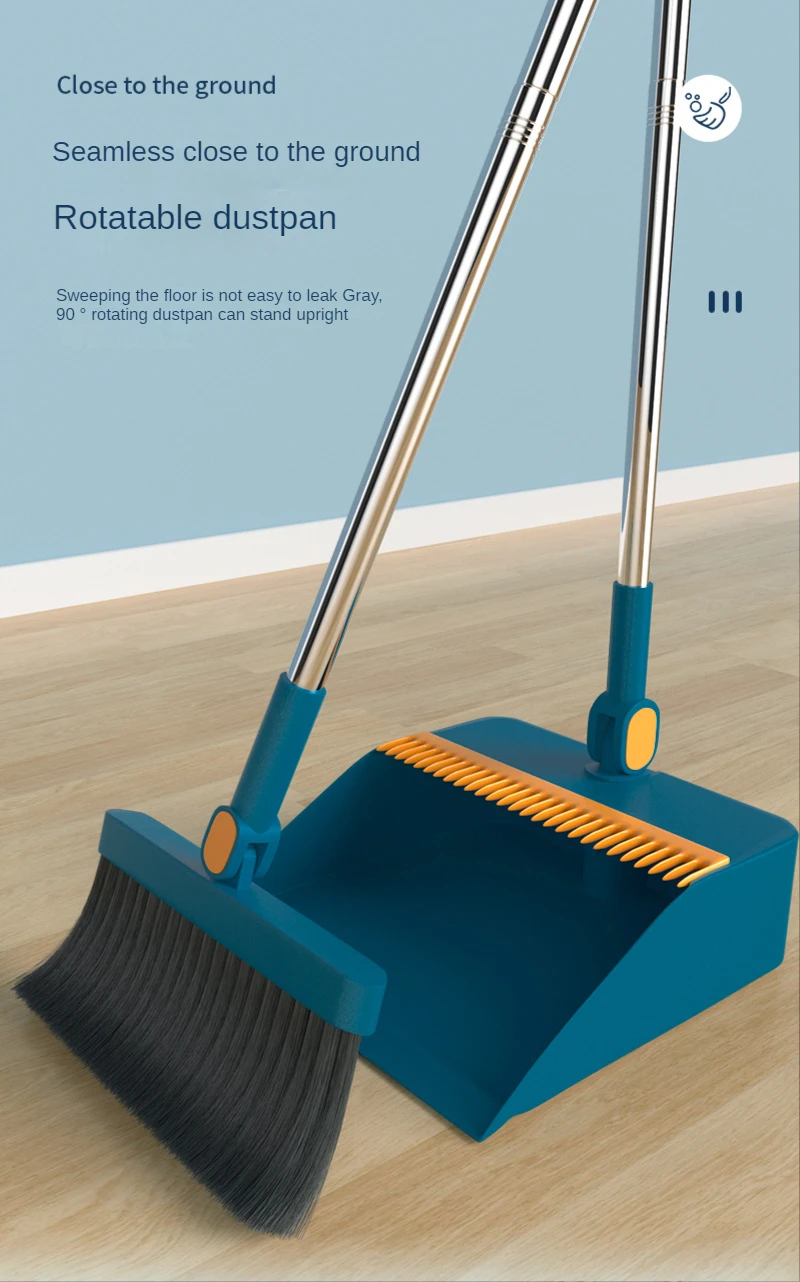Nettoyage sol,Ensemble de balai et pelle à poussière pliants,balai ...