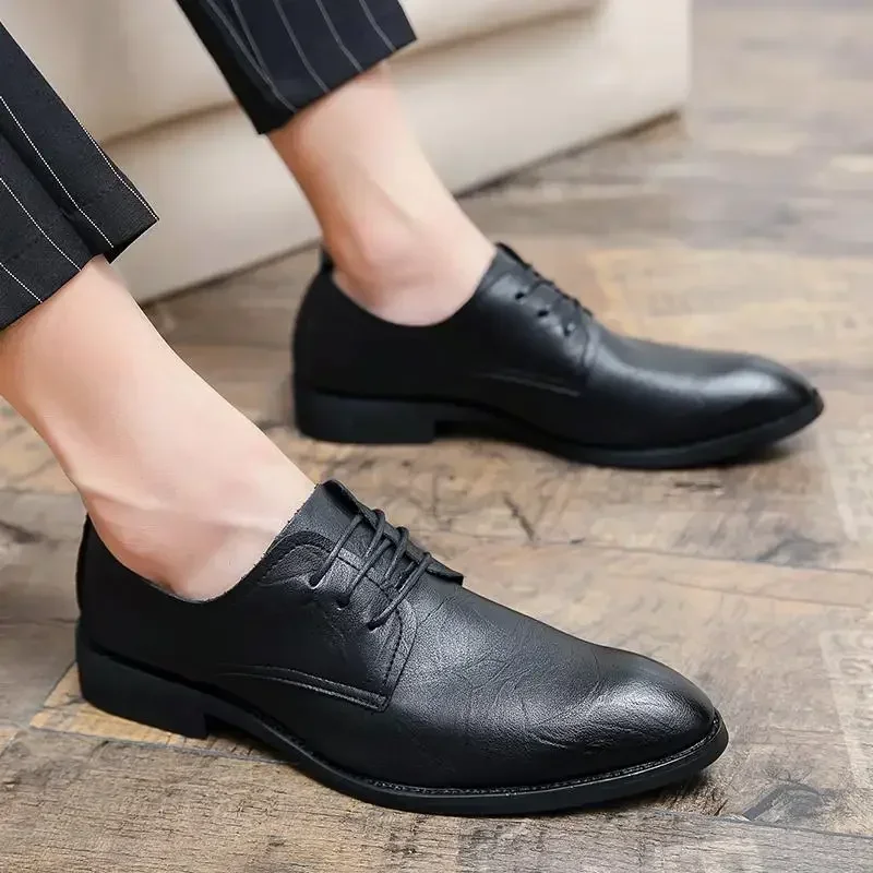 Formal-Oxford-Shoes-Men-s-Office-Social-Derby-Casual-Working-Leather ...