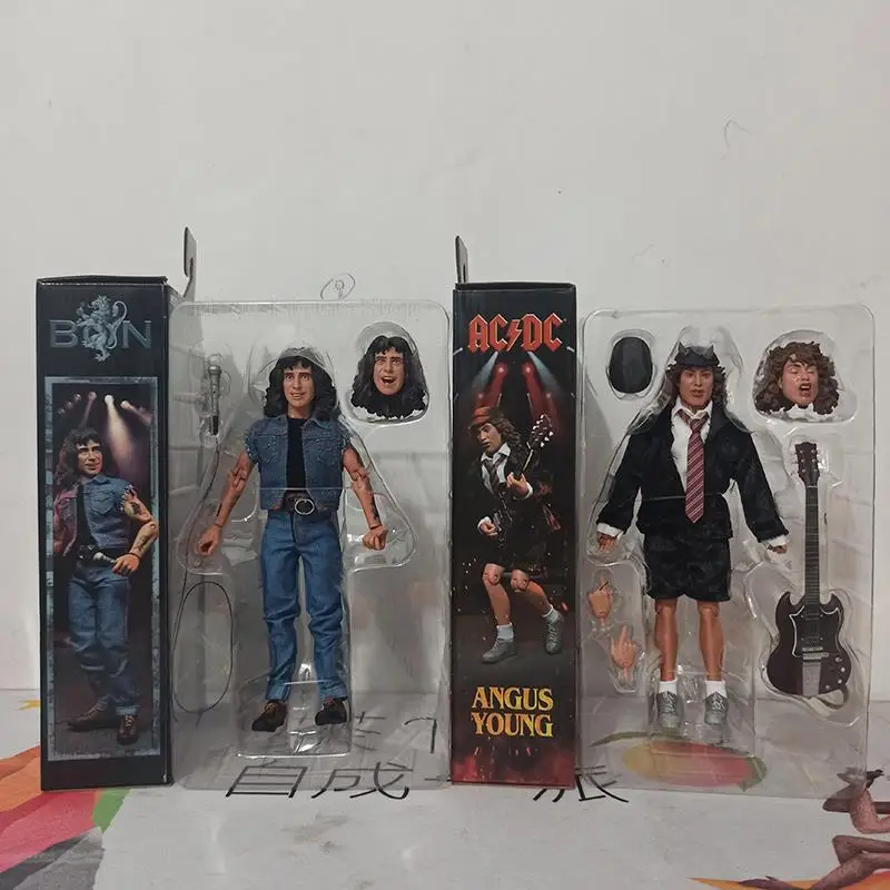 NECA Highway To Hell Angus Young Bon Scott Action Figure Model Toys ...