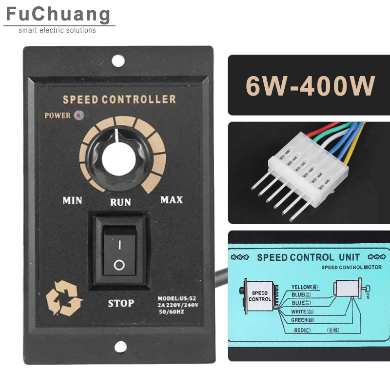 400W-AC-220V-Motor-Speed-Pinpoint-Regulator-Controller-US-52-Forward ...