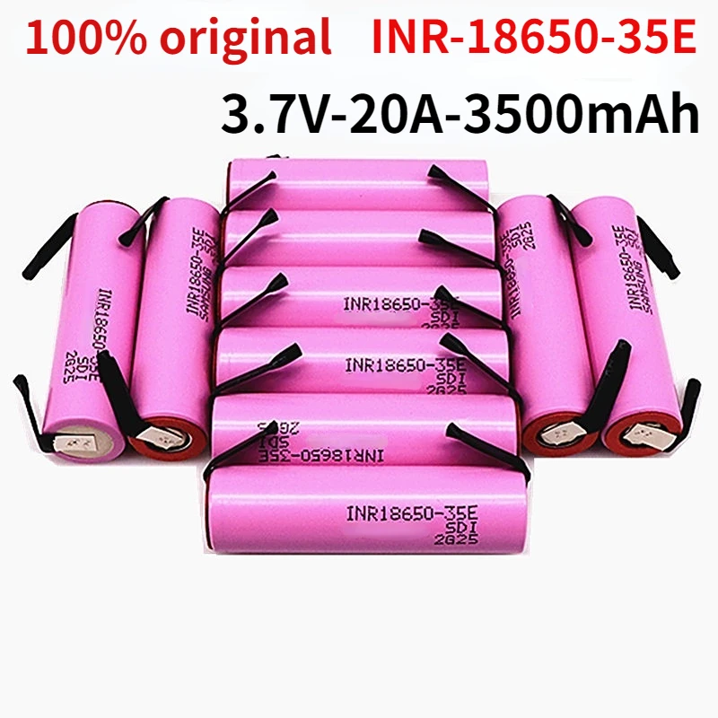 18650 3500mAh 20 descarga INR18650 35E INR18650 35E 18650 li ion 3,7 ...