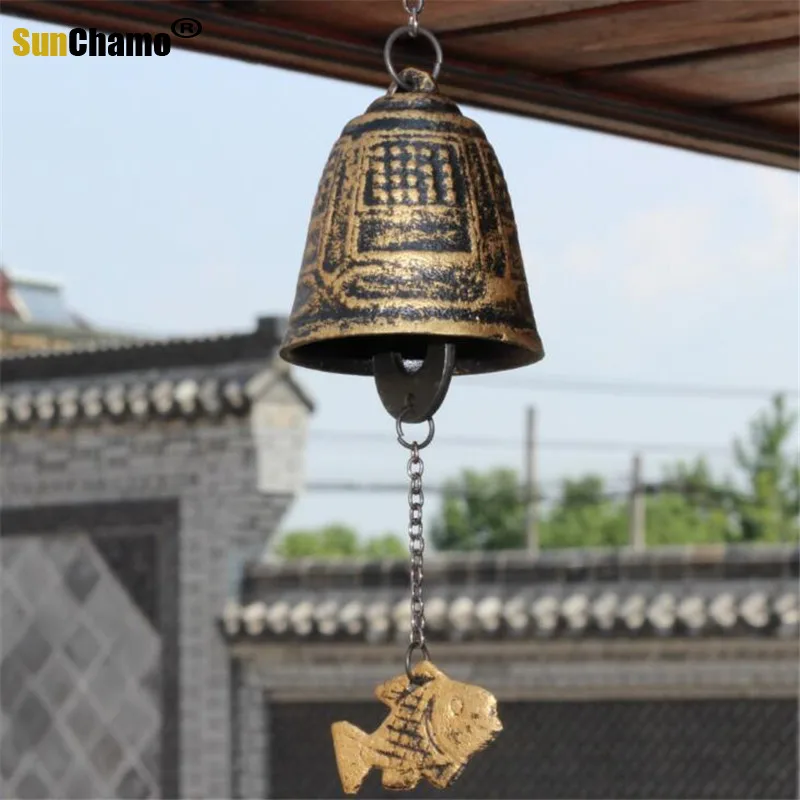 Japanese-Style-Southern-Cast-Iron-Wind-Bell-Retro-Summer-Temple-Pendant ...