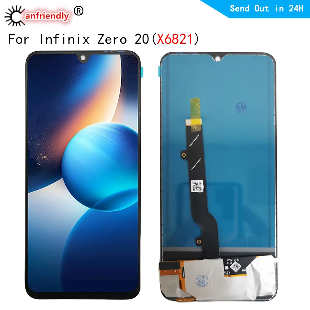 X6821 LCD 6.7" TFT For Infinix Zero 20 X6821 LCD Display Touch Panel ...