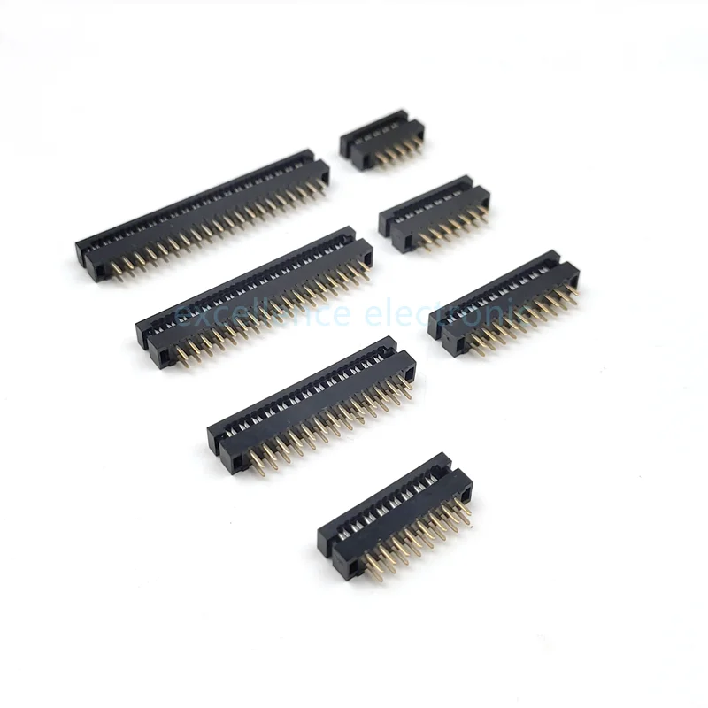10pcs FD 2mm MFD 2.0mm Pitch 10 14 16 20 24 26 30 34 40 Pin Male IDC ...