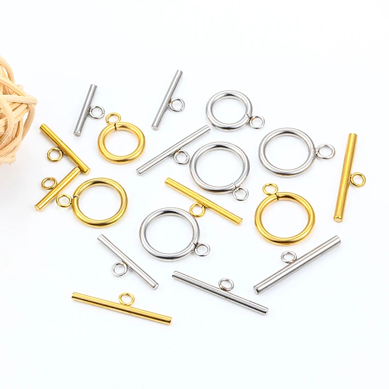 Stainless-Steel-OT-Clasp-18K-Gold-Color-DIY-Necklace-Bracelet-Fashion-Toggle-Buckles-Jewerly ...
