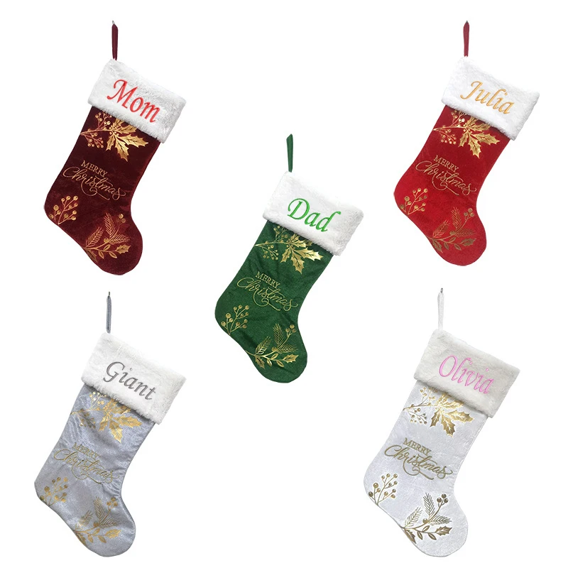 Personalized-Traditional-Christmas-Stocking-Custom-Embroidered ...