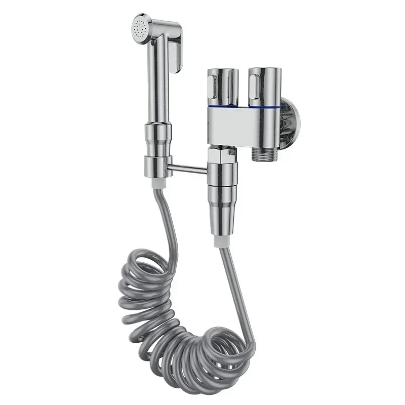 Wall-Mounted-Toilet-bidet-sprayer-set-Brass-Double-Use-Bidets-faucet ...